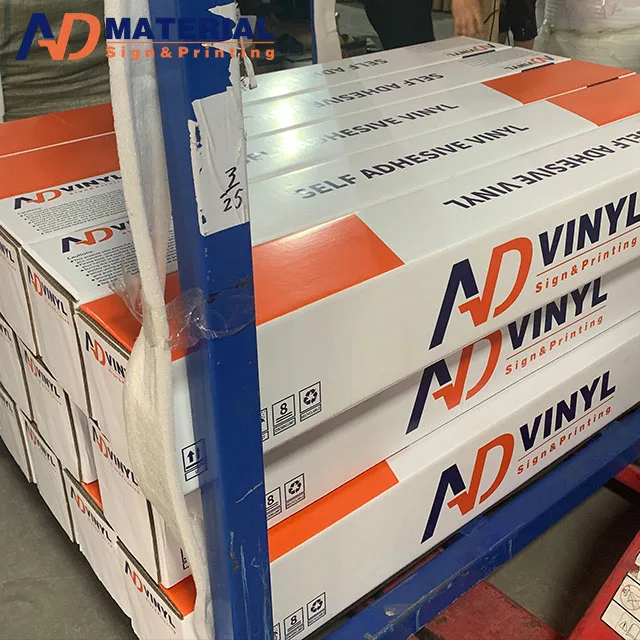 Glossy Matt White Eco Solvent Printing Pvc Printable Adhesive Car Wrap ...