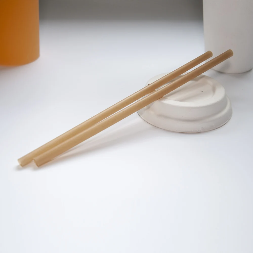 Custom Box Sugarcane Straw 100pcs Bulk Straw Per Box 6mm Diameter 20cm ...
