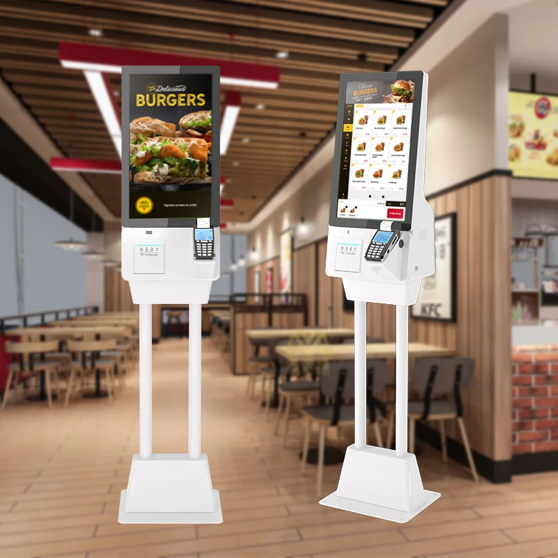 fast food ordering self service payment kiosk machine self ordering ...