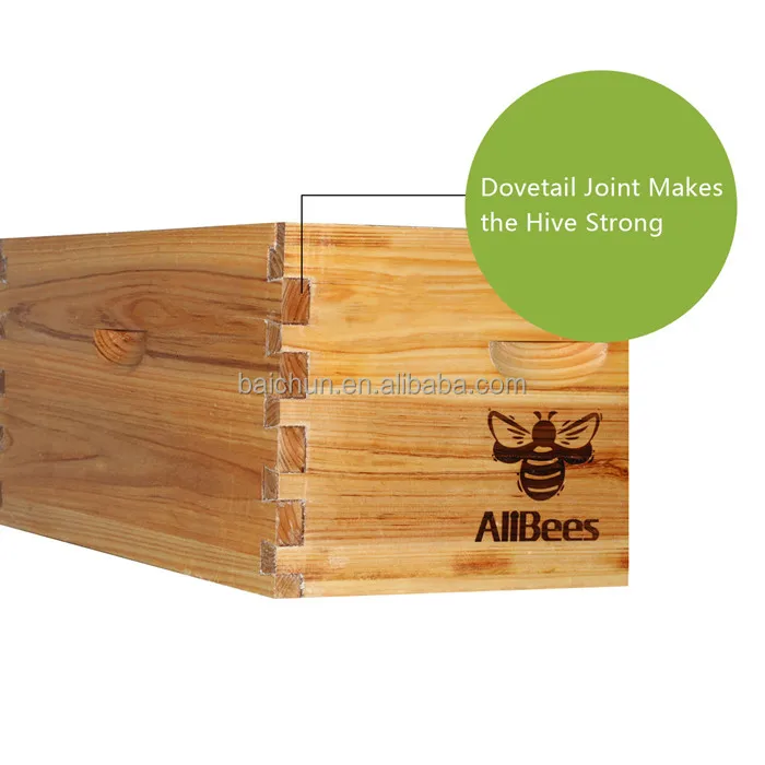 Unassembled Langstroth Beehive,Deep Brood Box Dipped In 100% Beeswax ...