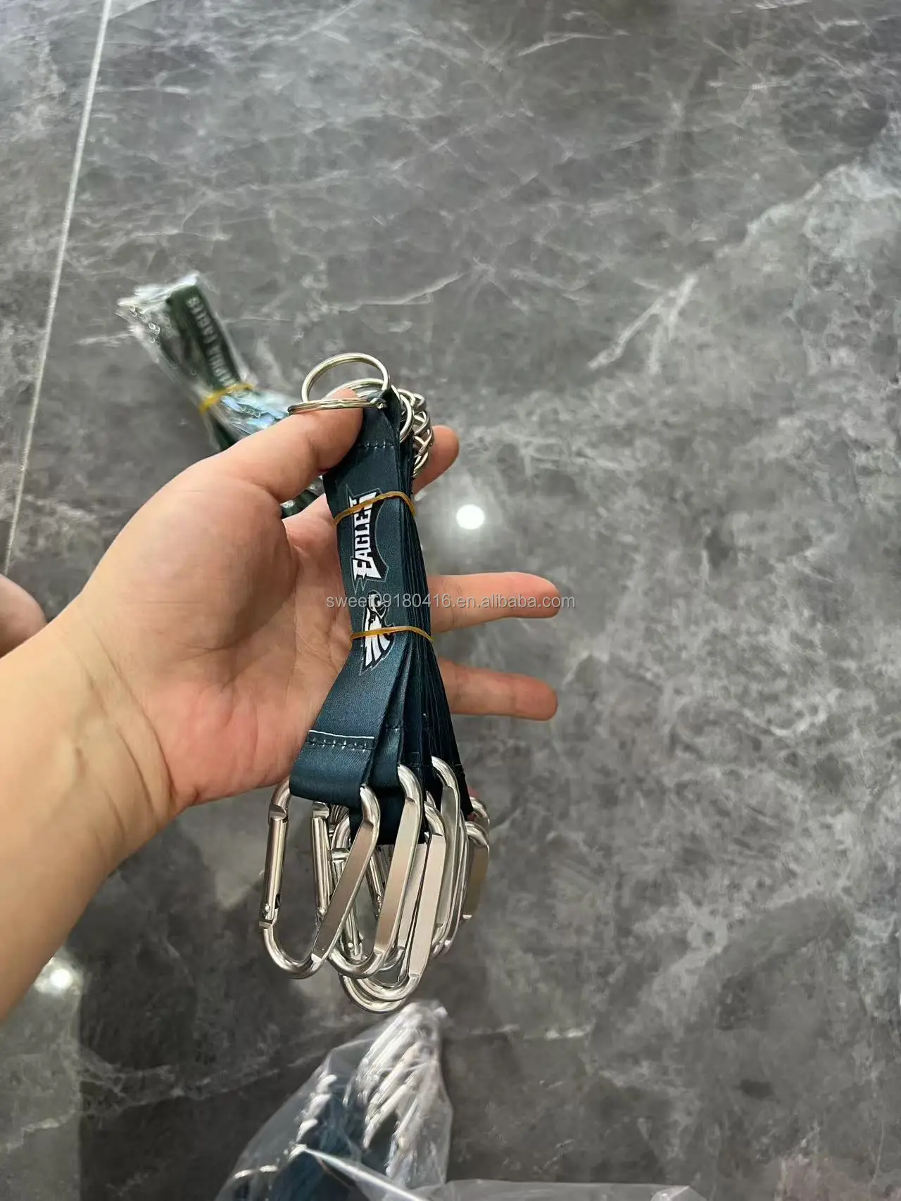 Custom Motorcycle Wrist Lanyards With Eagle Hook Custom Logo Woven ...
