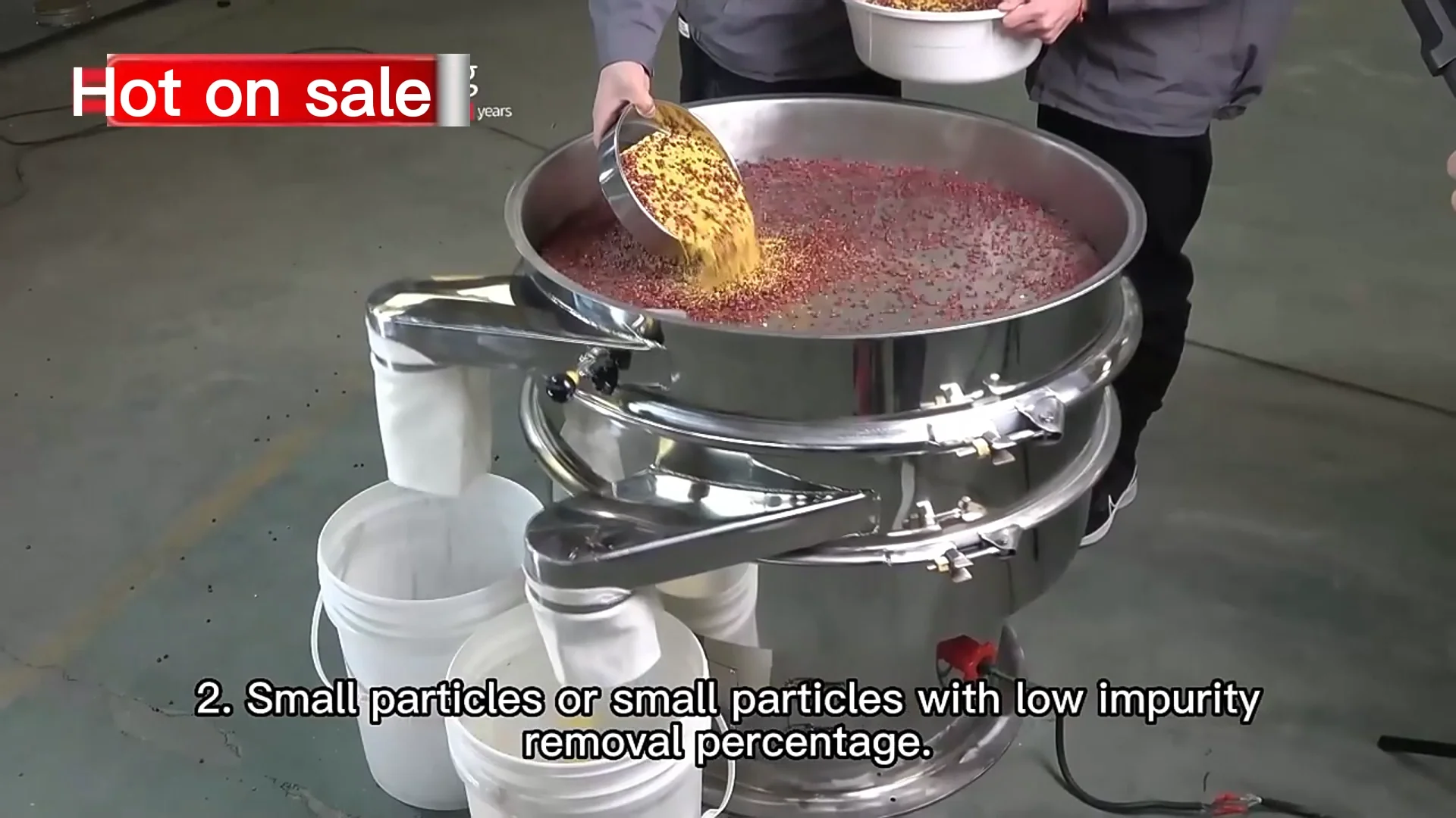 Multi Mesh Vibrating Screen Sifter Shaker Machine Commercial Circular ...