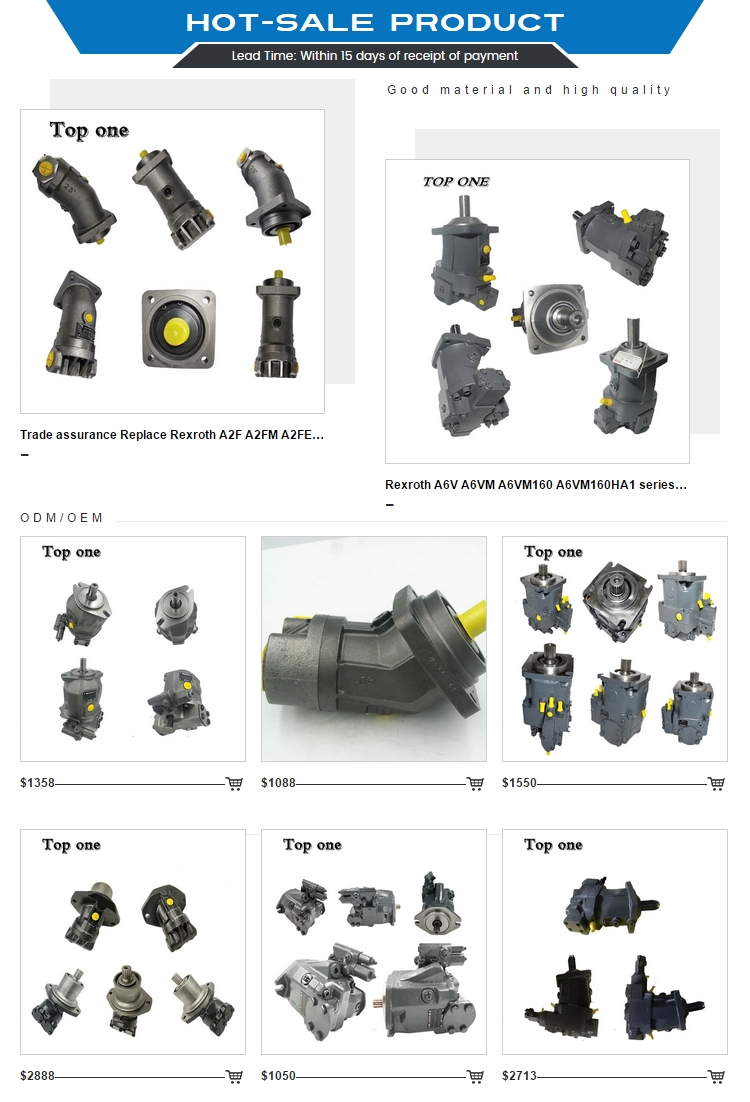 A6vm Series Hydraulic Axial Piston Variable Motor Coal Mine Tunnel ...