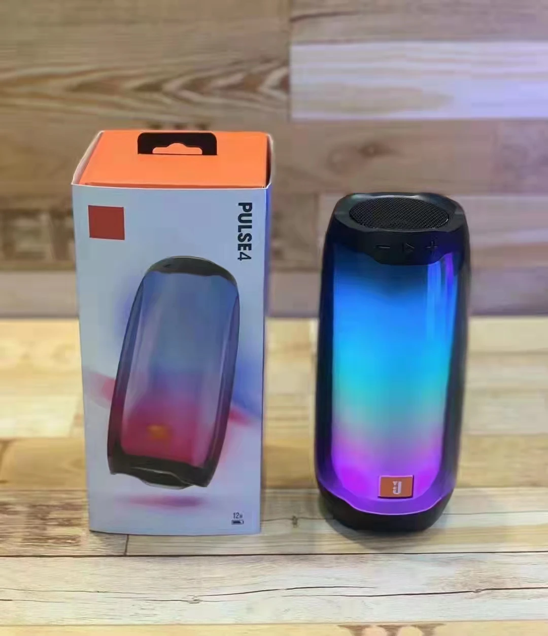 Full Screen Pulse4 Speakers Bluetooth Portable Rgb Outdoor Wireless Colorful Lights Subwoofer ...