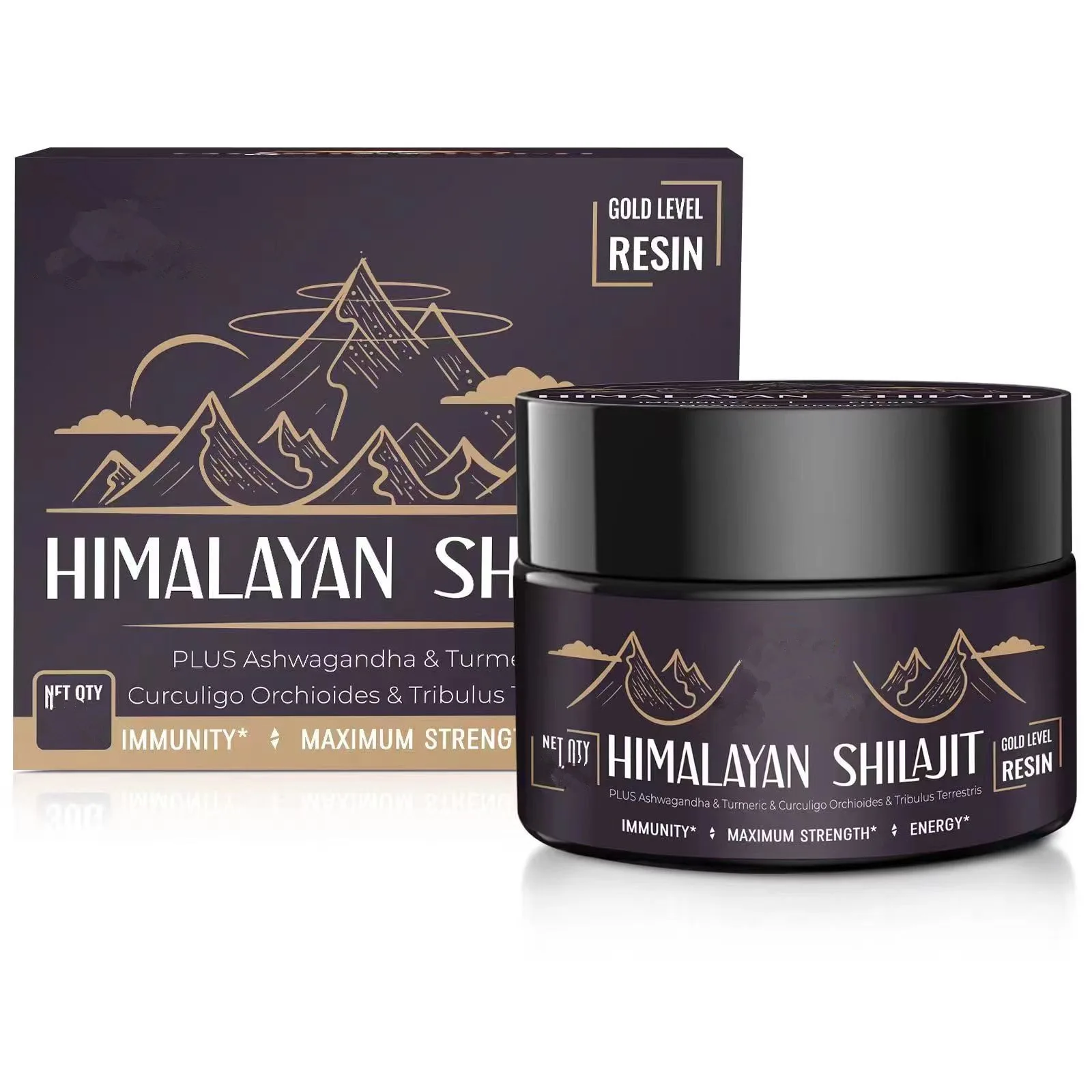 Gold Grade 100% Pure Himalayan Shilajit With Fulvic Acid & 85+ Trace ...