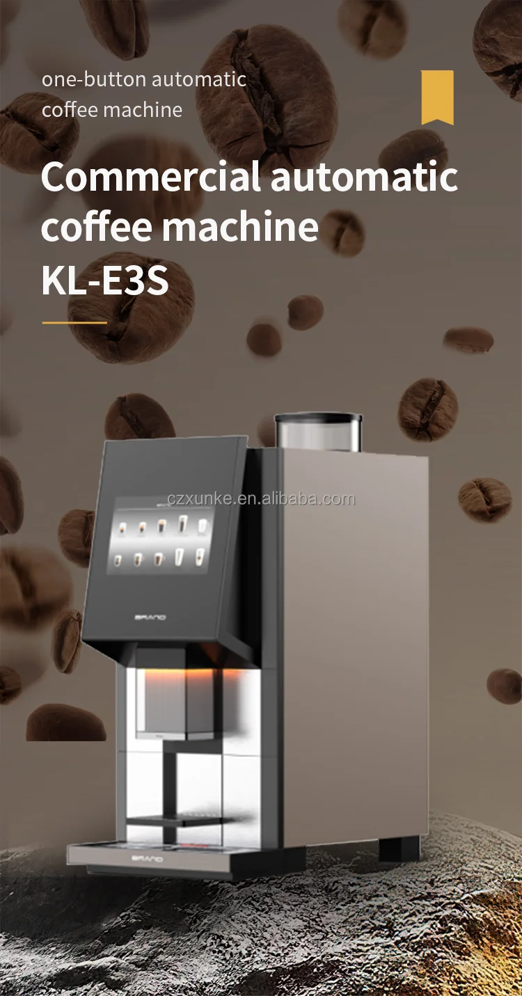 Commercial Programmable 10'' Touch Screen Automatic Coffee Machine with ...