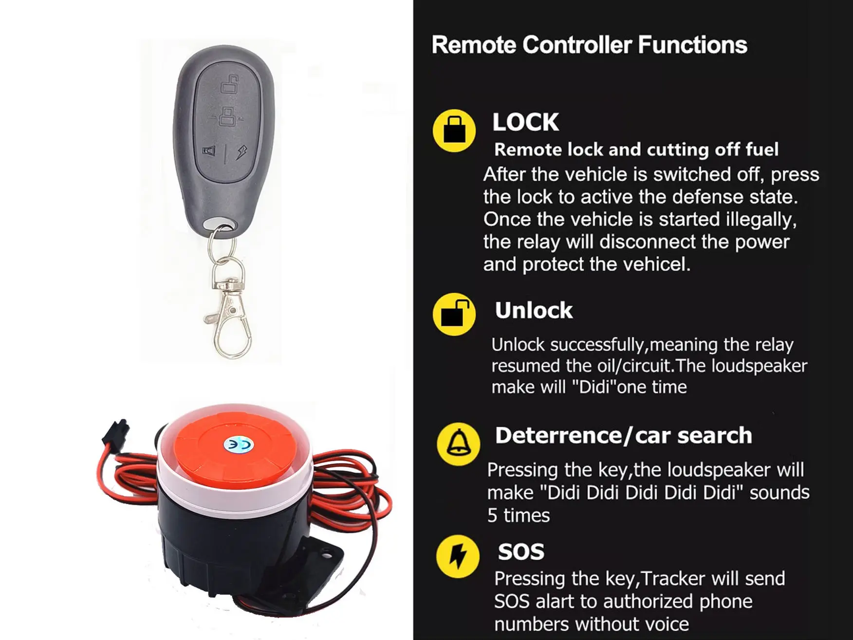 4G LTE Remotely Control Engine Stop GPS GSM GPRS Tracking Device