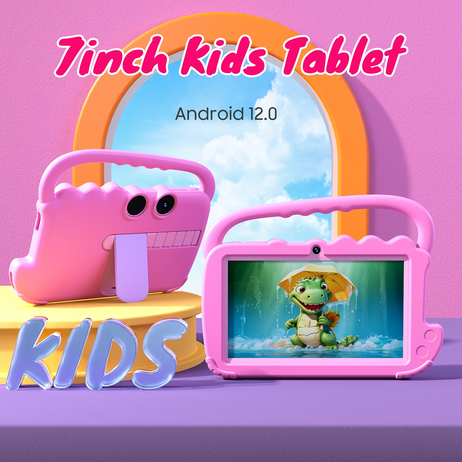1024x600 Resolution Mini Kids Learning Tablets Hot Tab Educational ...