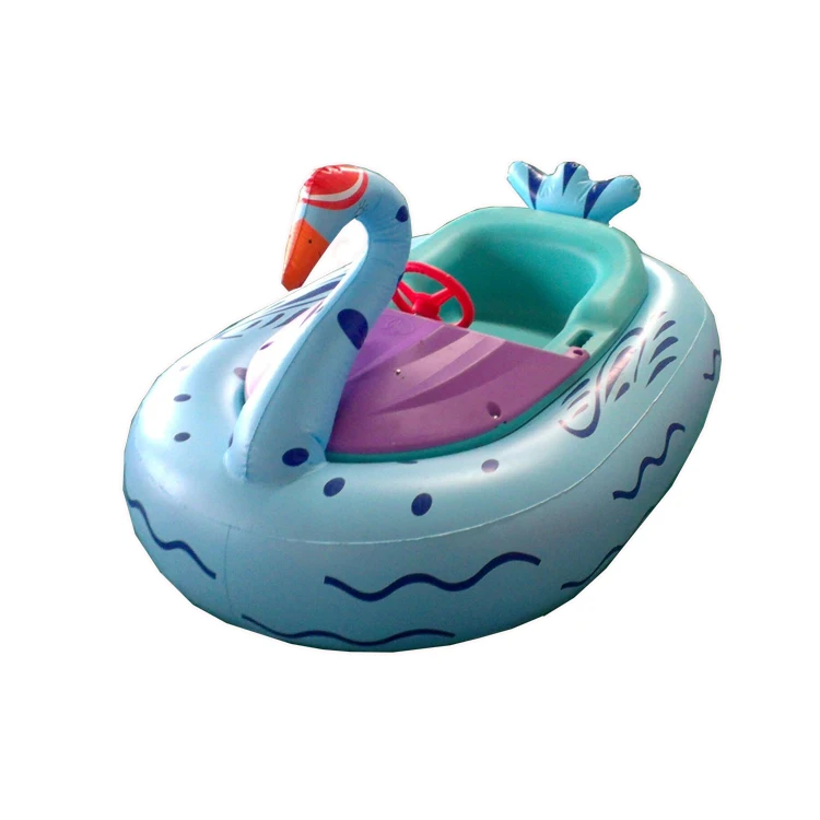 Water Park Games Kids Electric Motor Boat Battery Inflatable Bumper ...
