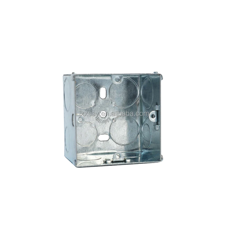 Electrical Junction Box Types 3x3 Iron Box Silver Color Steel Switch ...