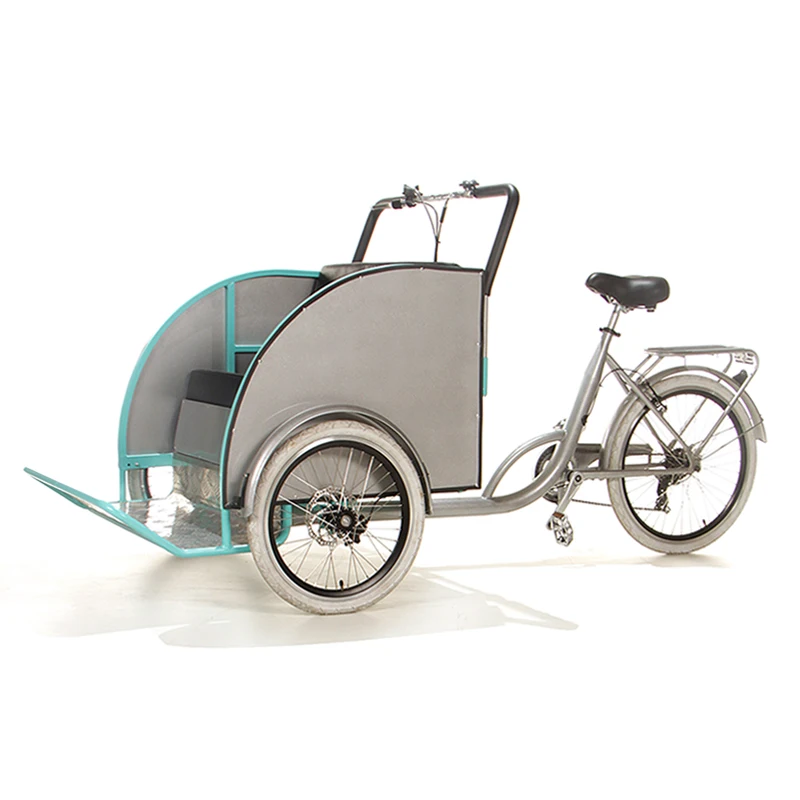 3 Wheels Electric Rickshaw Trike Bakfiets Pedicab Rickshaw For Carrying ...