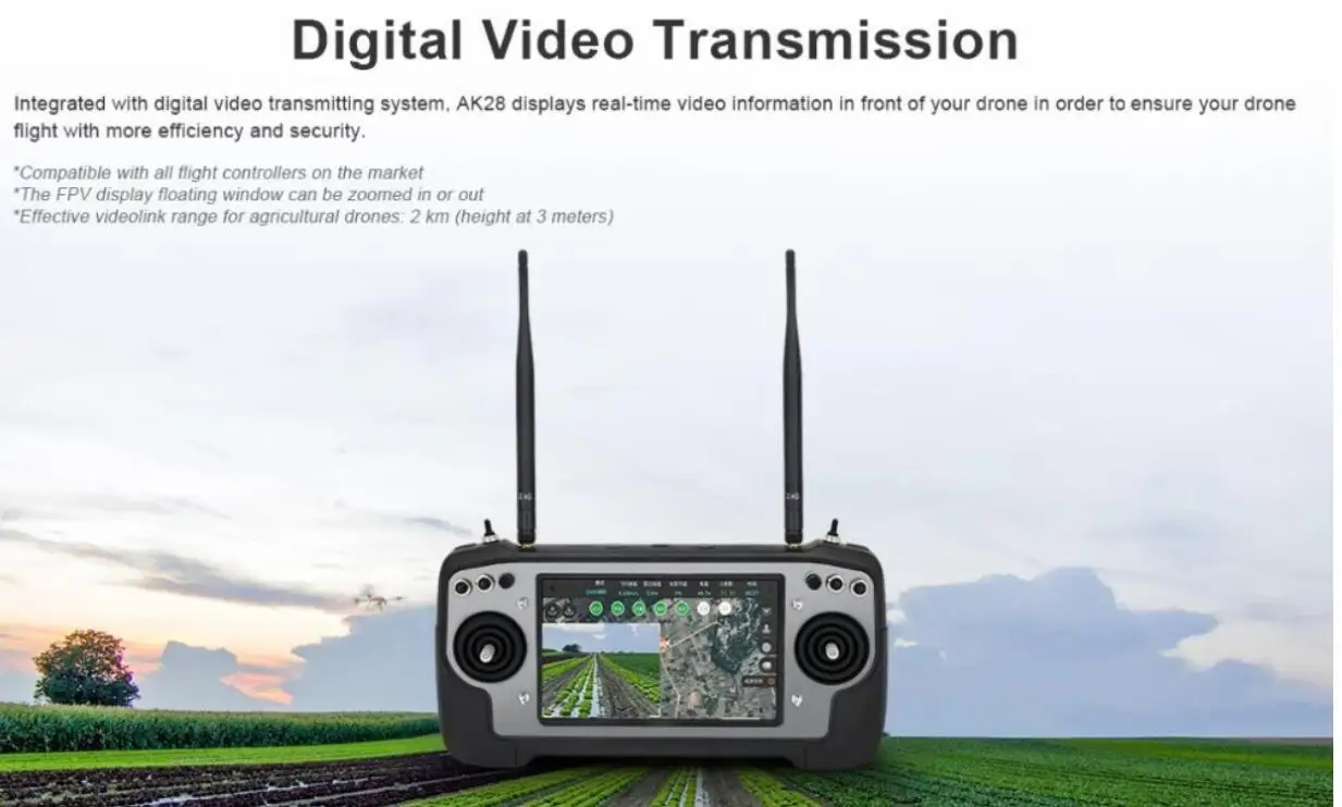 SIYI AK28 Remote Controller for JIYI K3A PRO Agricultural Drone