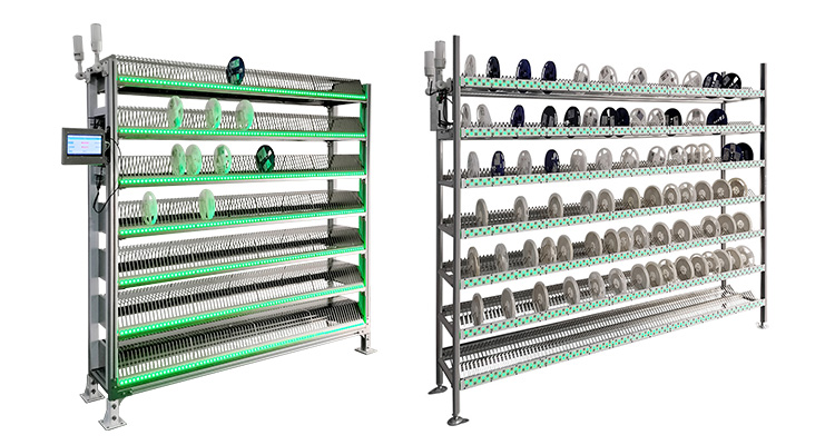 Smart Storage for PCB SMT Lighting - Intelligent Reel Shelves