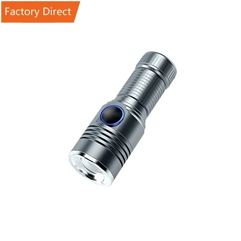 Mini LED Tactical Flashlight Rechargeable Flashlight T6 Super Bright ...