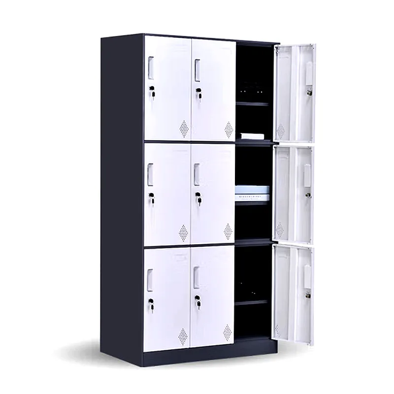 Steel Cupboard Locker Cabinet Gym Locker 2 6 9 12 18 Door Steel Locker ...