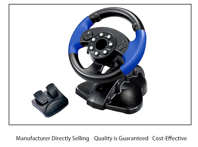 OEM Popular USB Manual Hand Sport Car Gaming Racing Steering Wheel