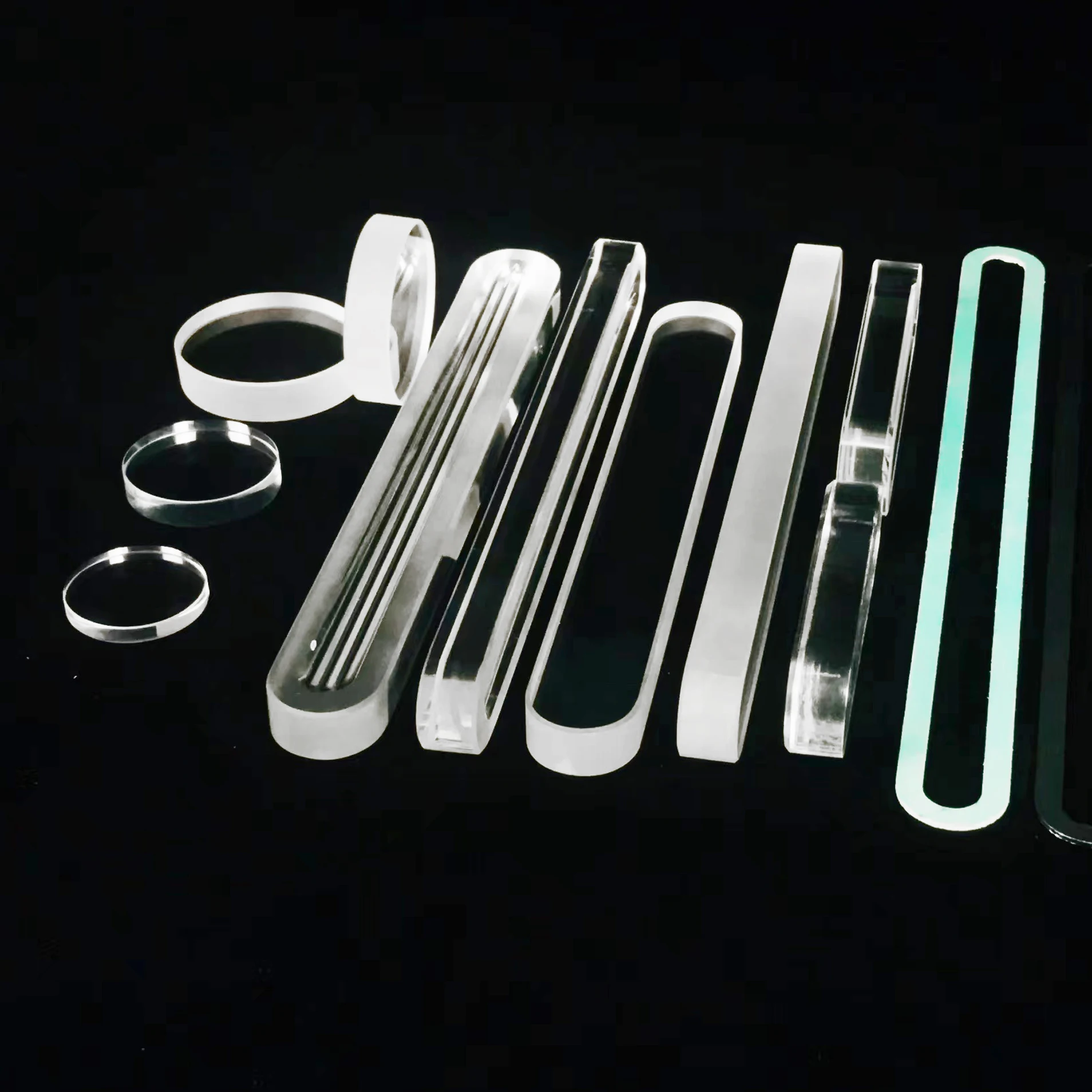 Din7080 Round Gauge Glass Optical Circular Clear Sight Glass Clear ...