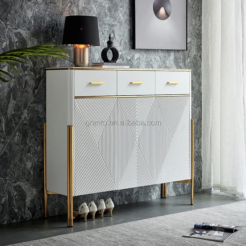 Luxury Gold TV Console - Stylish & Durable Living Room Furniture