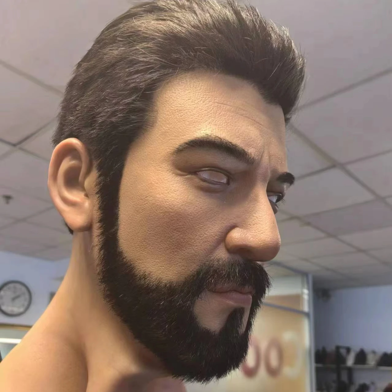 Cast Props High-end Custom Realistic Latex Cosplay Mask Masquerade Full ...