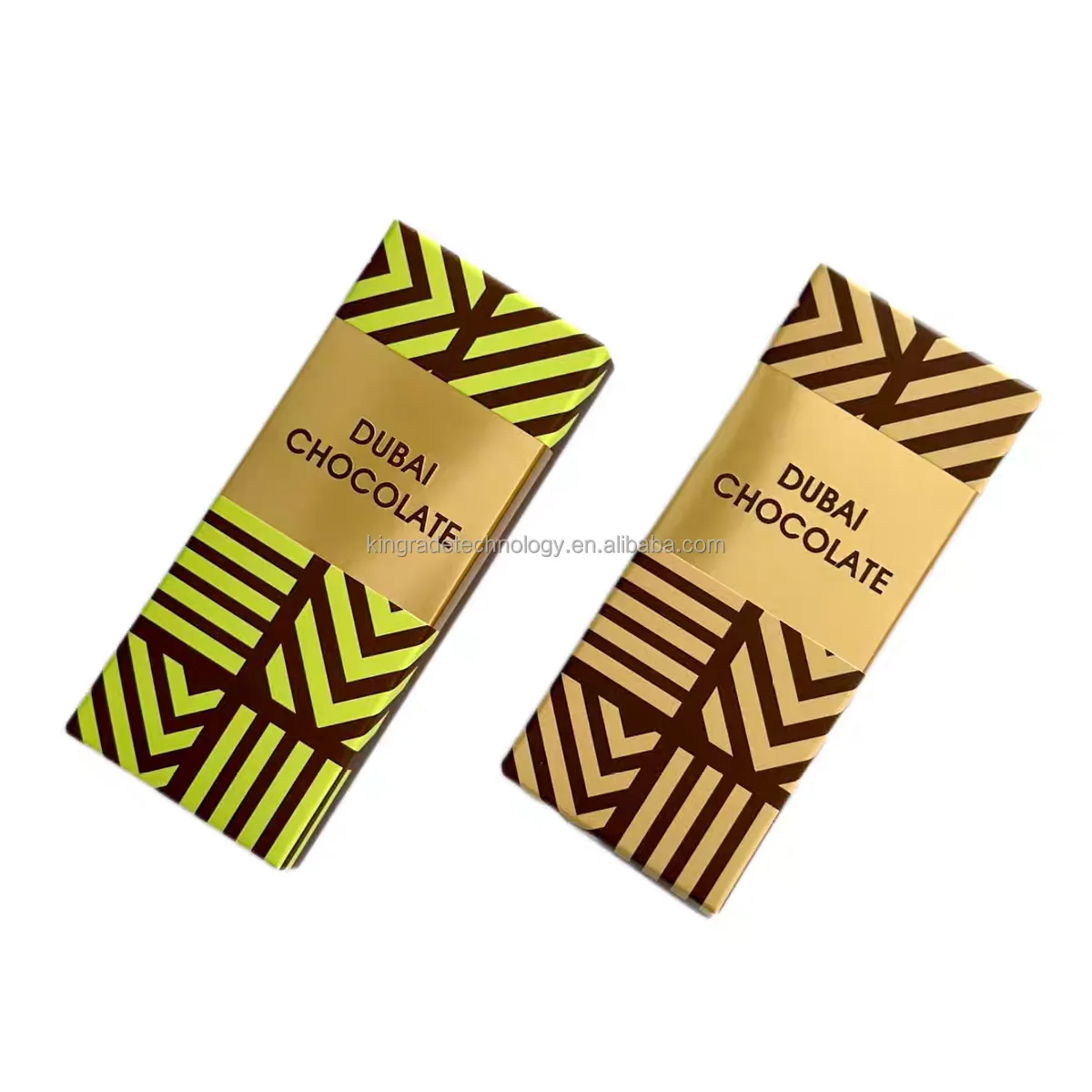 Custom Dubai Chocolate Bar Box Packaging - Luxury & Freshness