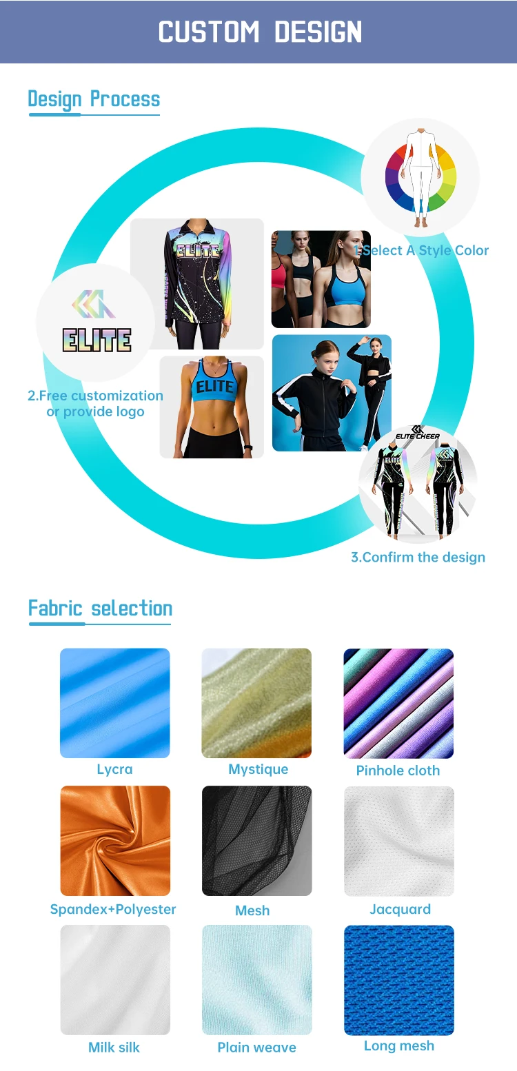Full Sublimation Dance Training Practice Wear - Crop Top Shorts