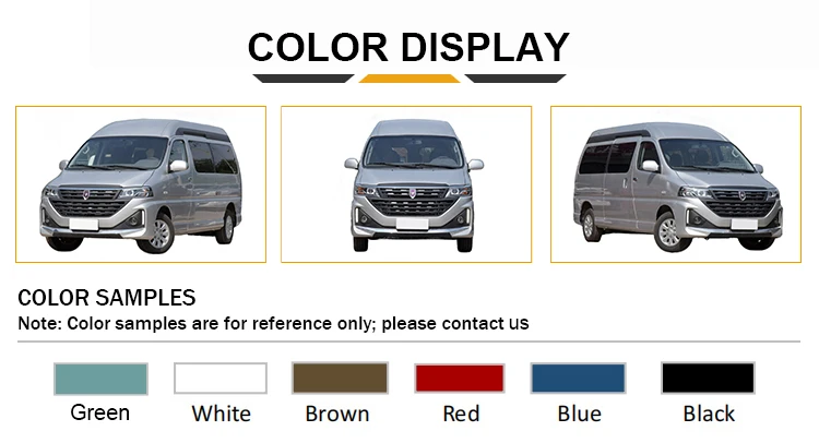 JINBEI Haice Mini Bus - 12 Seats High Roof Diesel Transport OEM