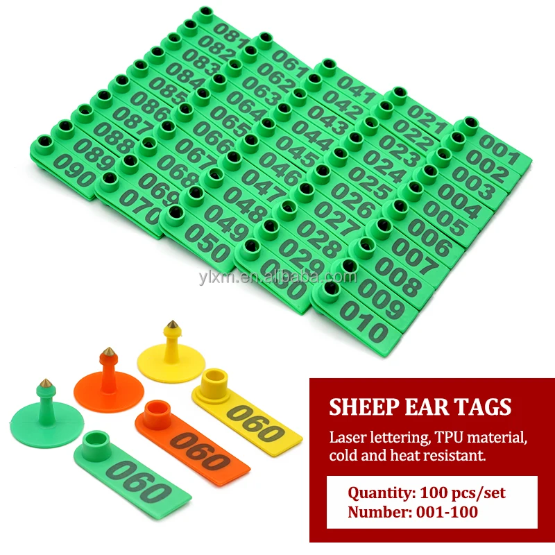 Livestock Identification Marker - Animal ID Plastic Tags