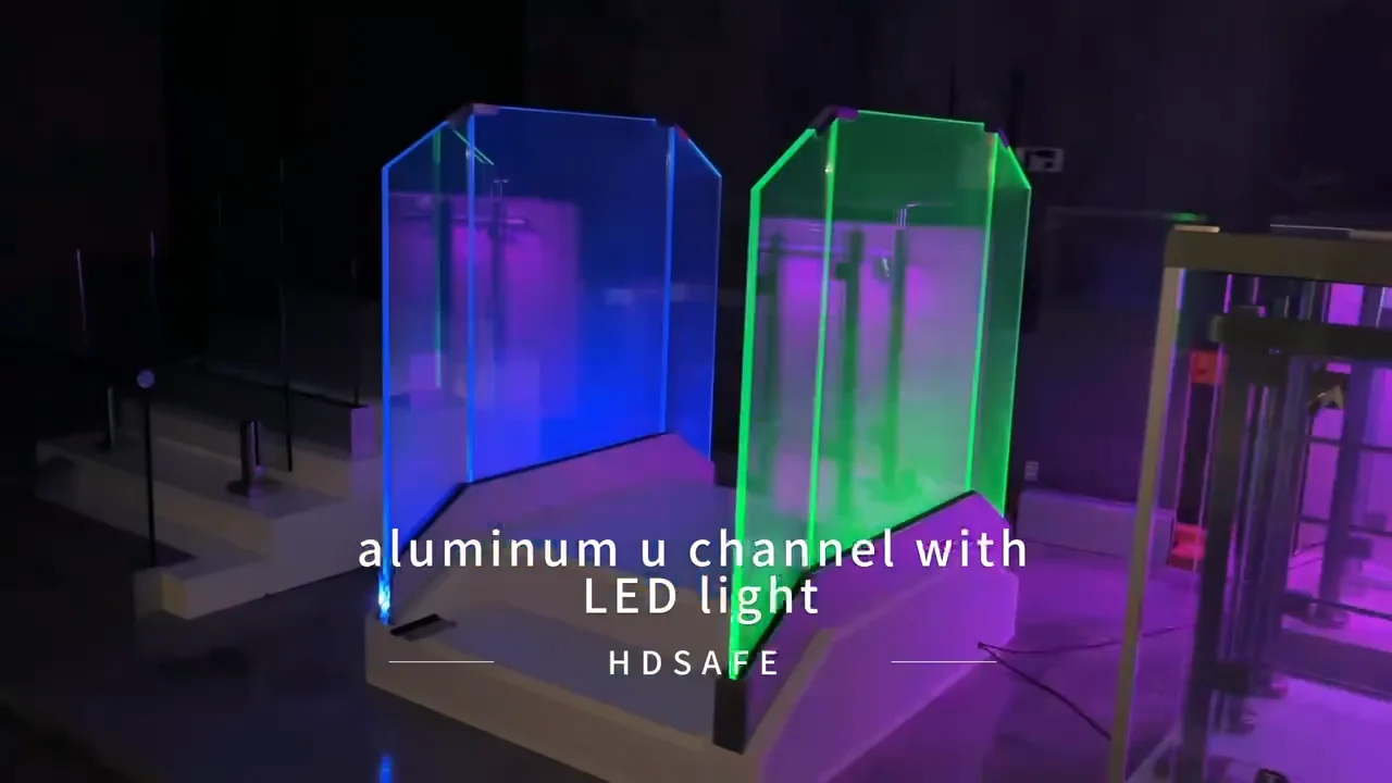 Deck Led Light Glass Railing Handrail Balustrade Side Mounted Stair ...