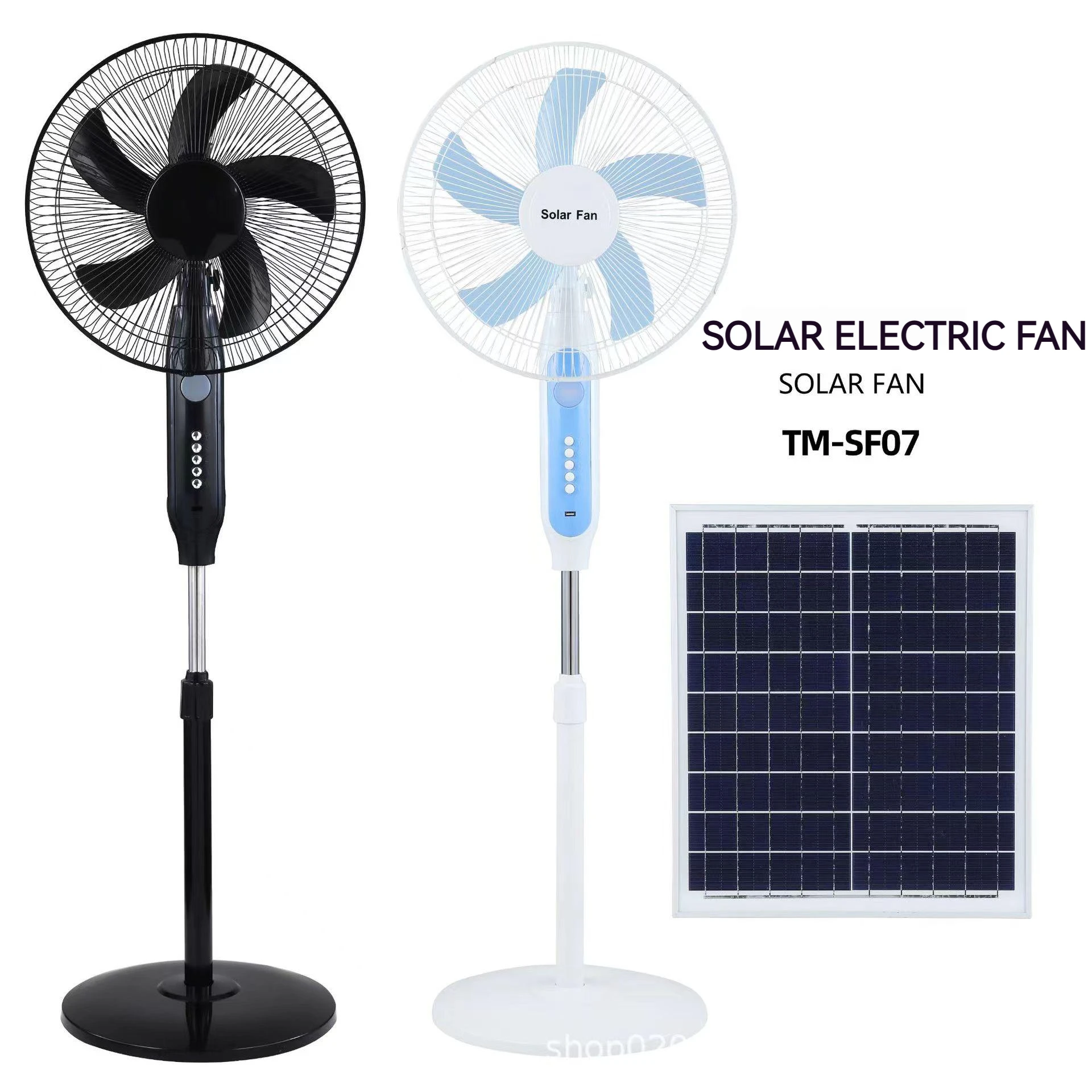 Oem Vertical Metal Grill 12 Inches 5 Blades Rechargeable Home Solar ...