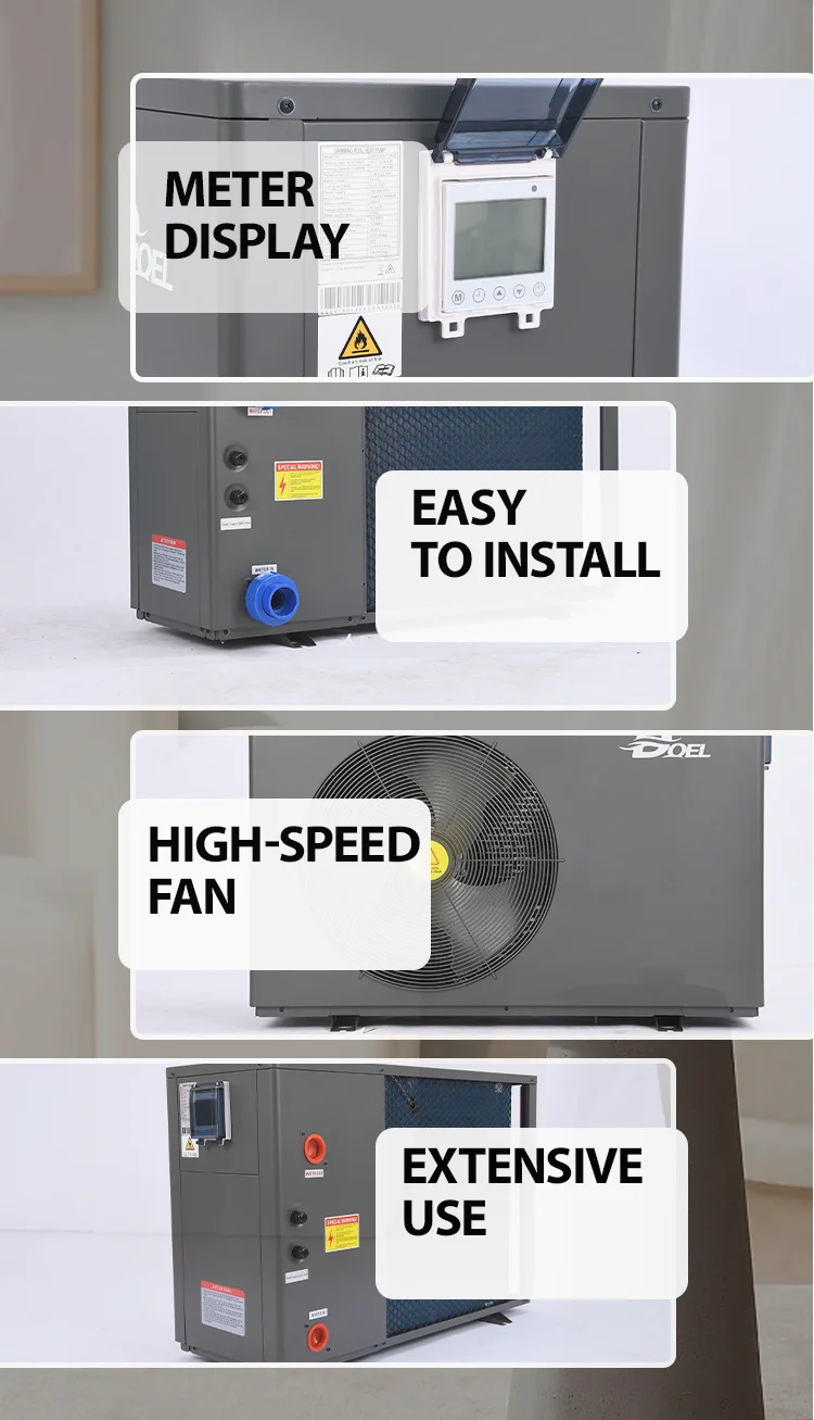 R32 100m3 Inverter Swimming Pool Heating Pump Pool Heater Evi Heat Cool Pump Air To Water 16kw ...