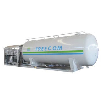 Brand New 45m3 30m3 20m3 Propane Skid Tank Liquid Ammonia Vessel Tanker ...