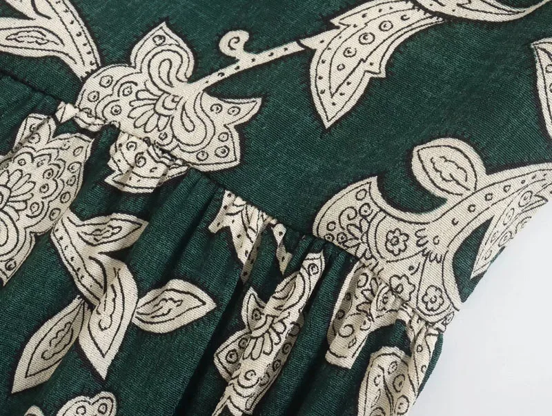 Qz1439 New 2022 Stylish Floral Print Long Sleeve Shirt Dress Women ...