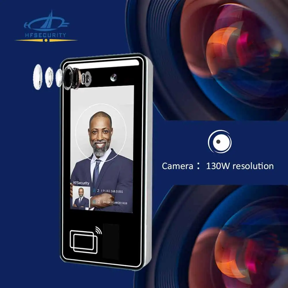 Hfsecurity Fr05l Linux Time Attendance Machine Facial Recognition Rfid ...