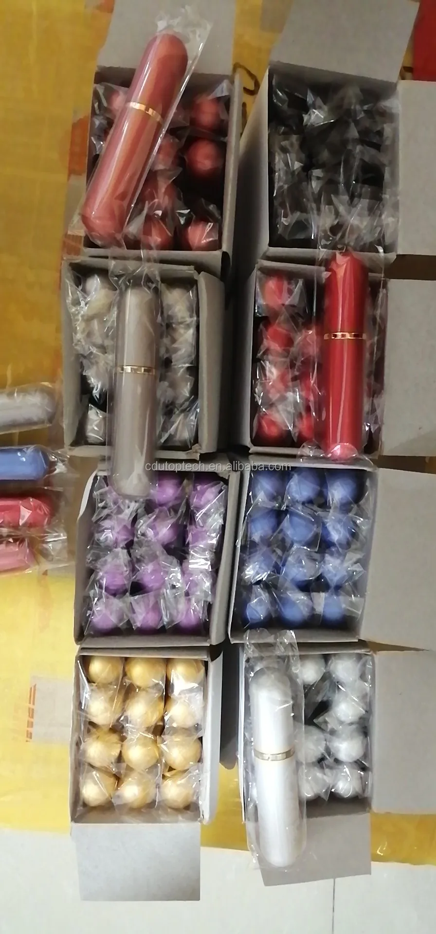 Colorful Empty Aluminum Metal Nasal Inhalers for Aromatherapy