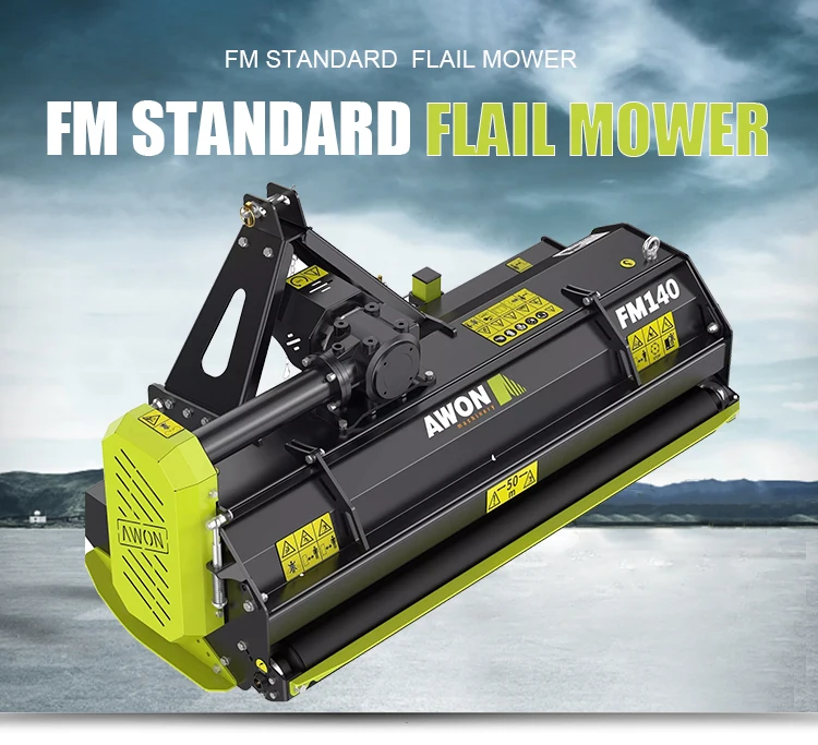 AWON FM120 Flail Mower - Efficient Bush Grass Cutter