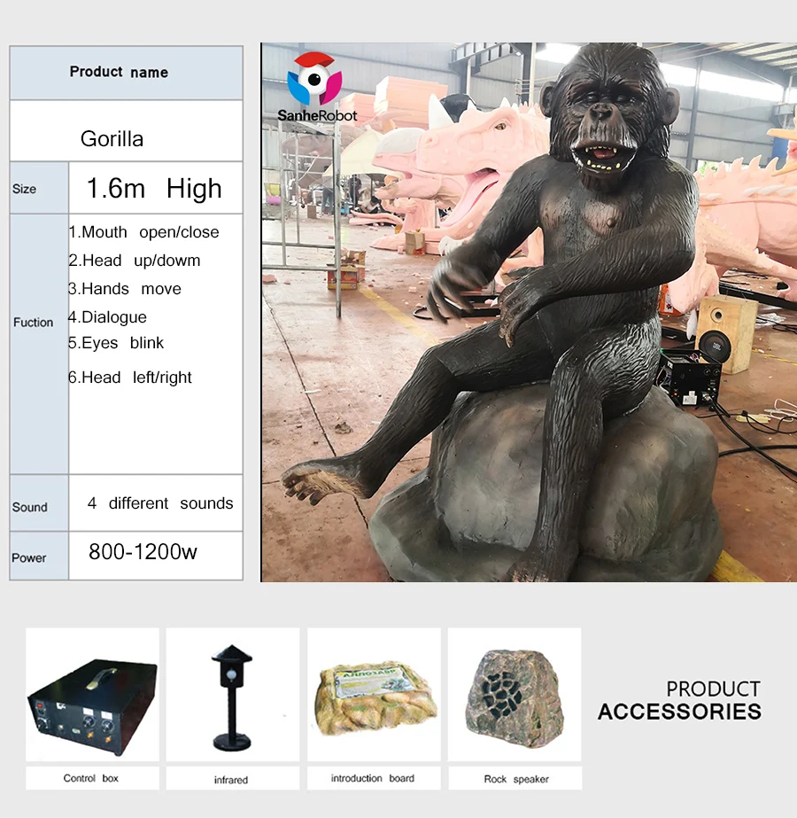 Outdoor Life Size Animatronic Monkey Statue for Sale| Alibaba.com