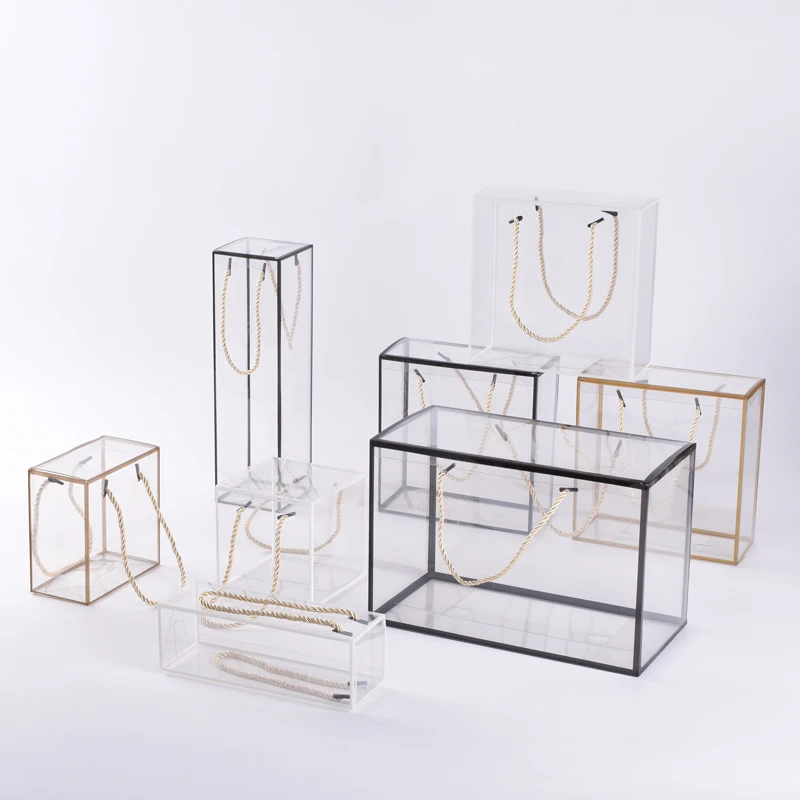 High-end Clothing Packaging Transparent Plastic Handbags Wholesale ...