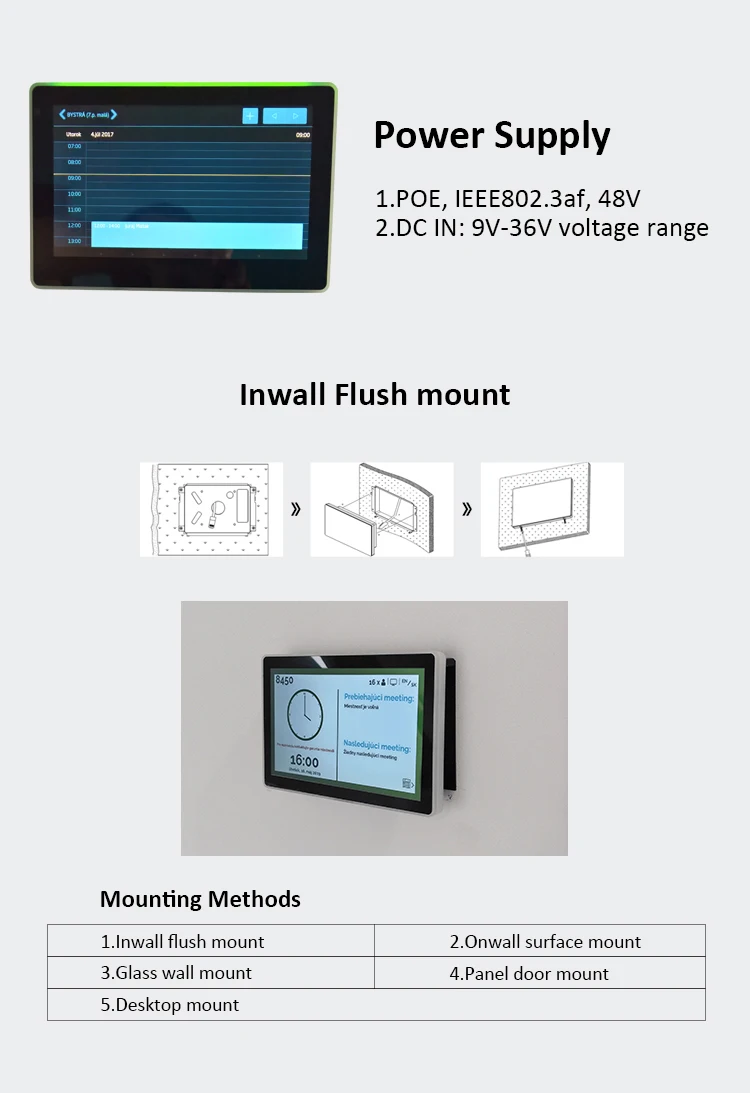 Android Capacitive Touch Panel with LED RFID NFC Reader