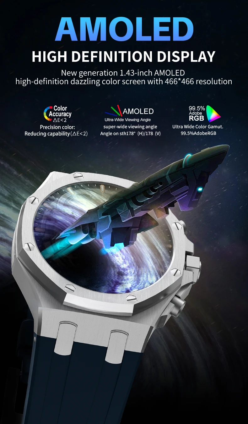 2024 AMOLED Smartwatch WS22 - Stylish & Functional Wearable