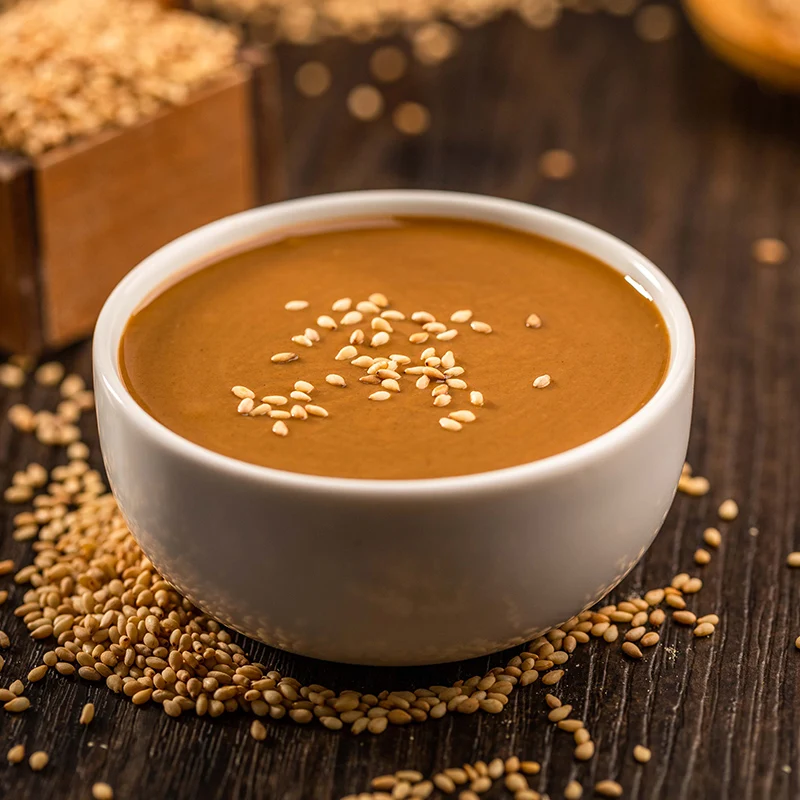 Roasted Sesame Paste Tahini Ground Sesame Creamy Sauce Natural Butter ...