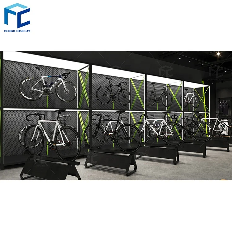Bike Retail Shop Display Showcase Design Commercial Fashion Sport ...