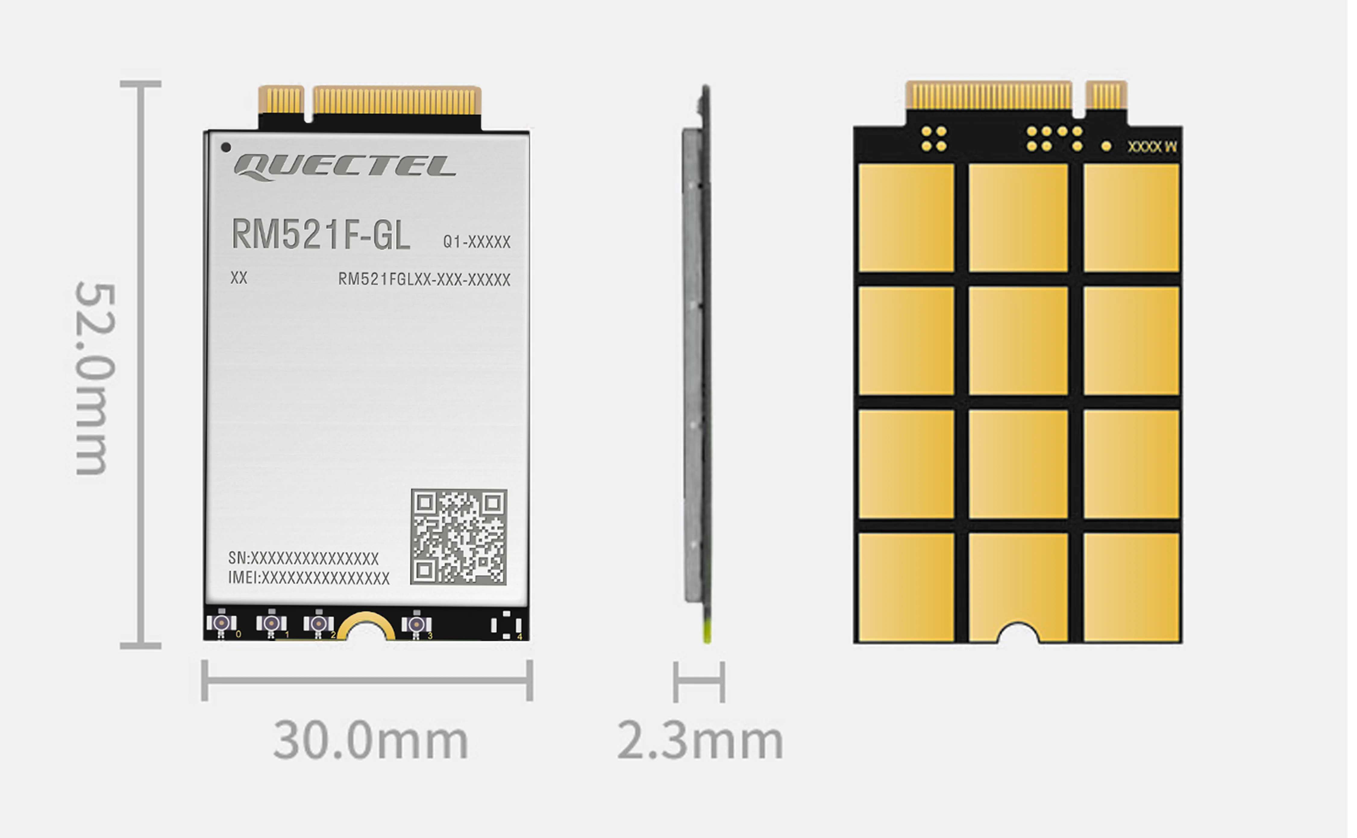 Snapdragon Sdx65 Rm521f-gl 5g Sub-6 Ghz Module Designed Specifically ...