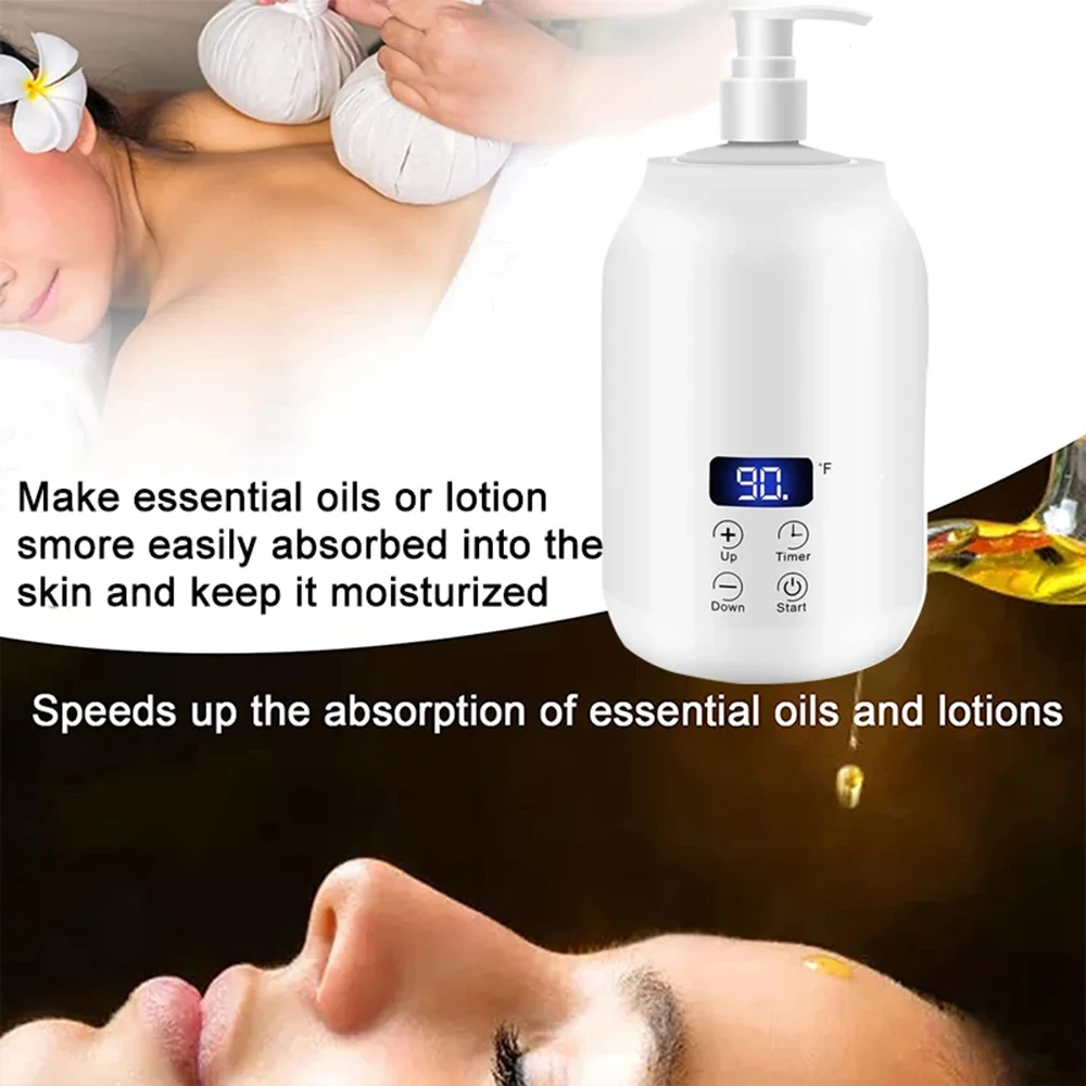 Thermostatically Controlled Massage Oil Warmer Smart Touch Key Electric ...