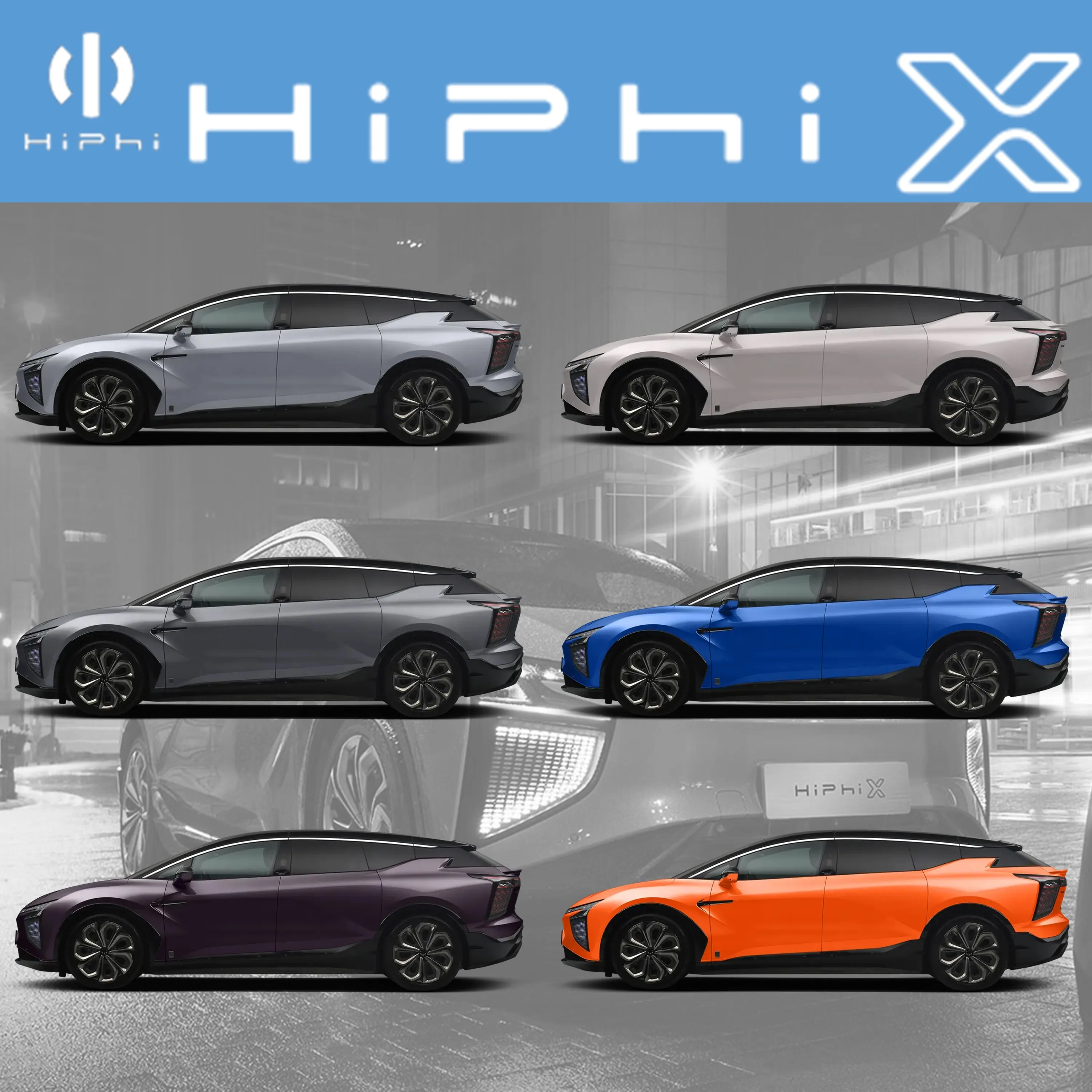 Hiphi X Luxury Suv Electric Car 4wd Electric Vehicle Earnest Money Long Endurance Hatchback ...