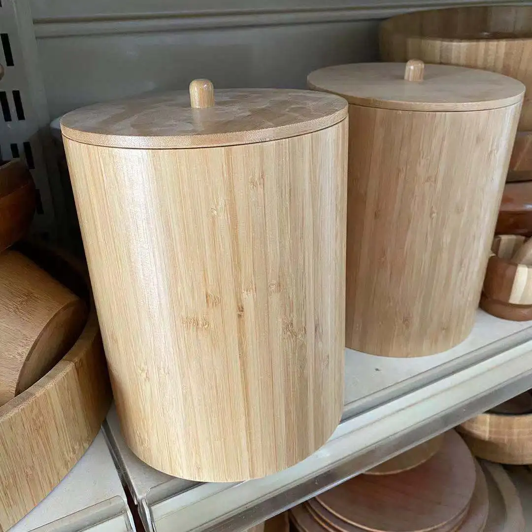 Natural Bamboo Cylinder Bamboo Tubes Bamboo Container - Buy Bamboo ...