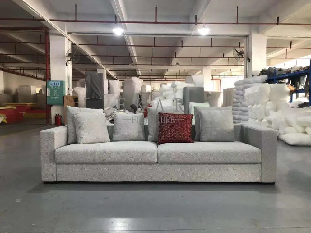 Modern Italian Design Fabric Linen Couch for Living Room