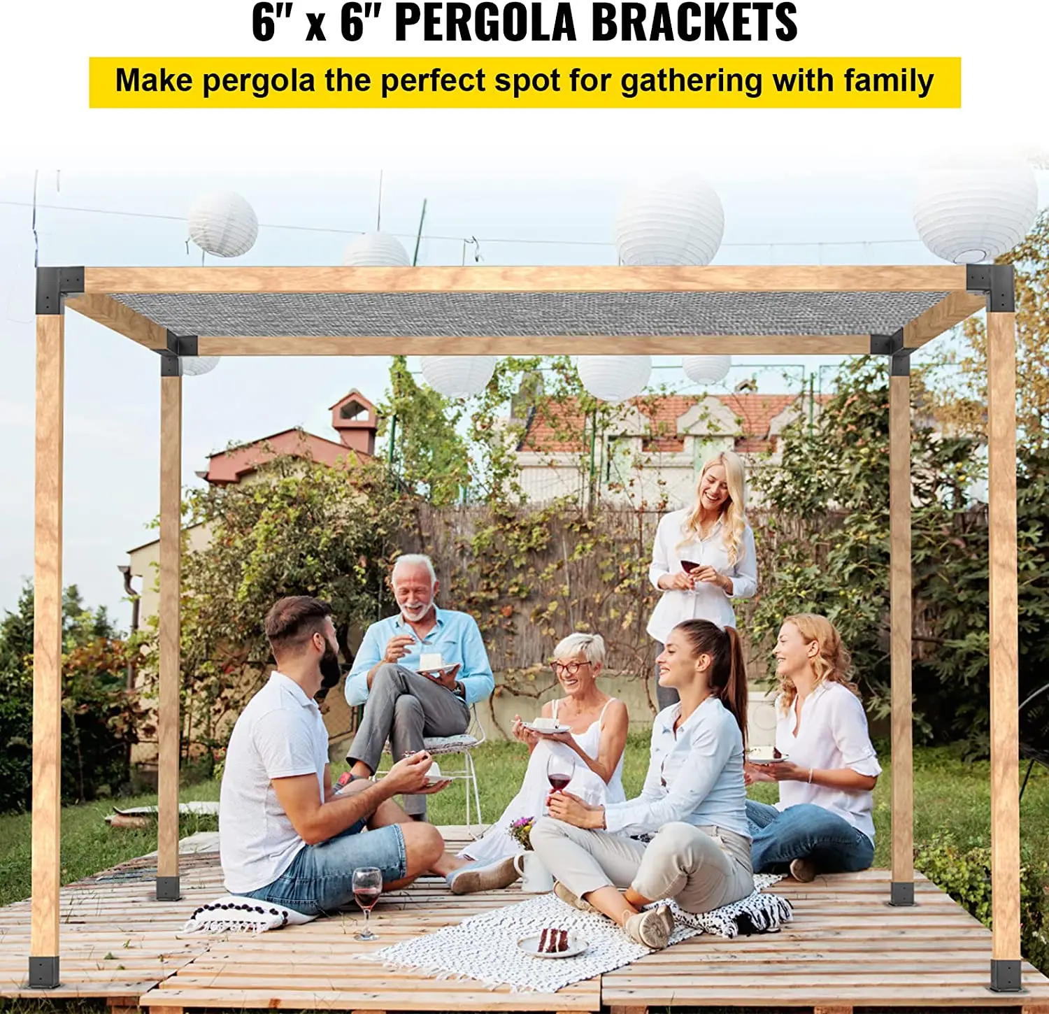 Pergola Brackets 4x4Woodworks Pergola Kit Modular Modern Outdoor ...