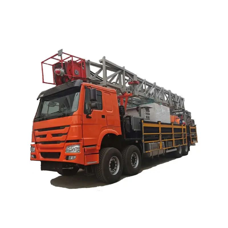 Xj30 Truck-mounted Workover Rig Desert Oil Drilling Rig Flushby Unit ...