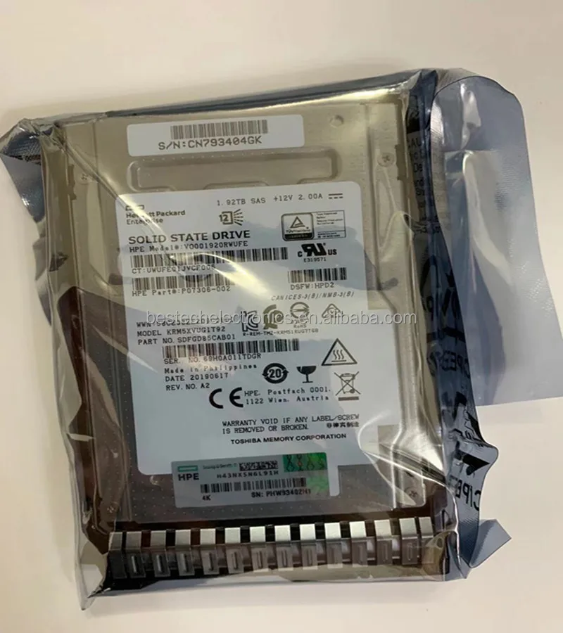 P19915-b21 Hot Sale Original Hpe 1.6tb Sas 12g 2.5 Mu Sff Sc Ssd P20839 ...