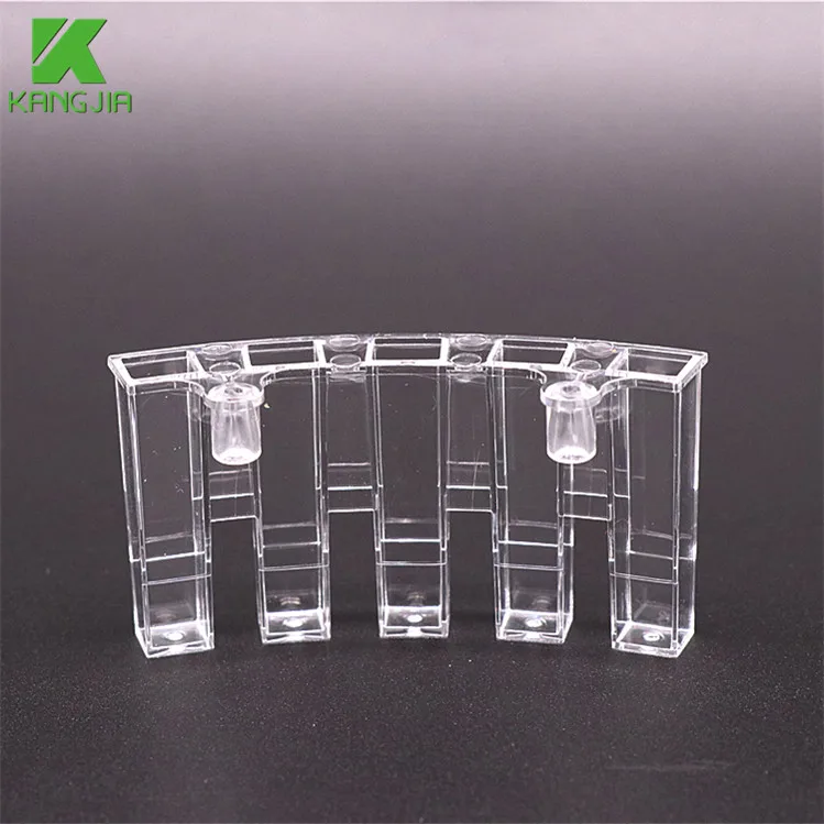 Sketch Metolab - 5 Holes Transparent PP Cuvette for Mindray BS120